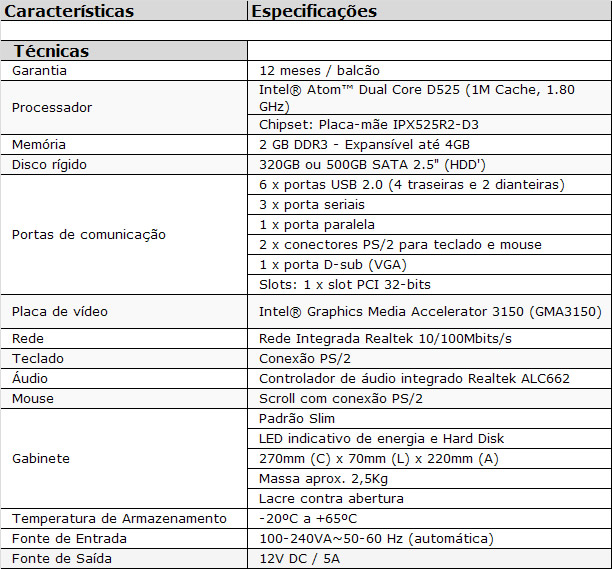 D&R do Brasil - Soluções - Bematech - Rc-8000 - Cpu Com Gabinete Ultra ...